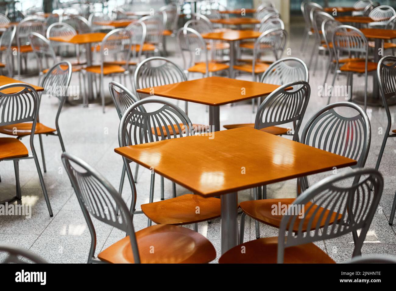 Empty mall center hi-res stock photography and images - Alamy