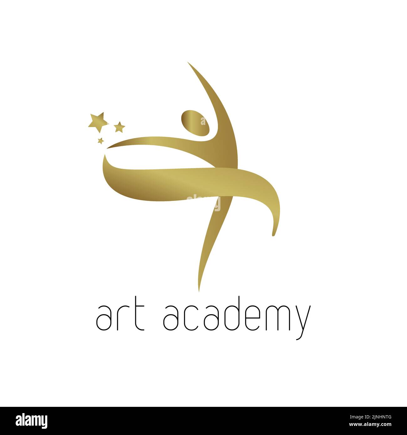 Creative art academy logo design vector Stock Vector Image & Art - Alamy