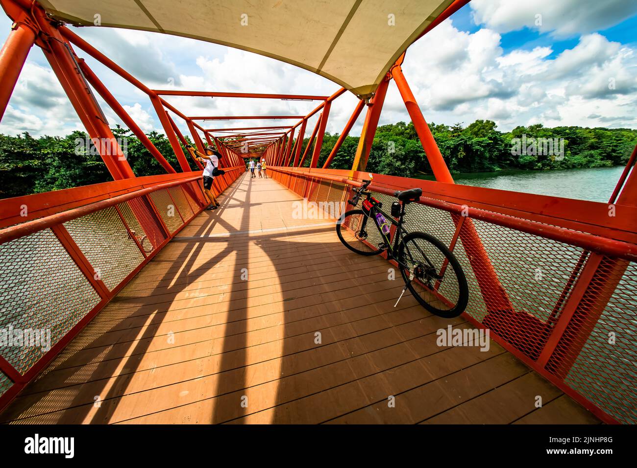 Red Bridge Singapore Coney Island A Day Trip To The Eco Island In