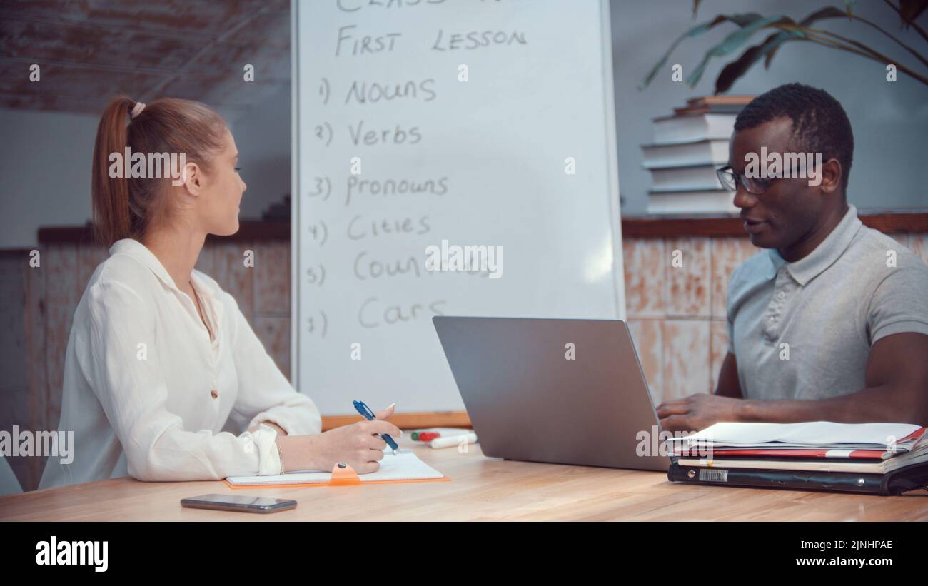 African english lesson hi-res stock photography and images - Alamy