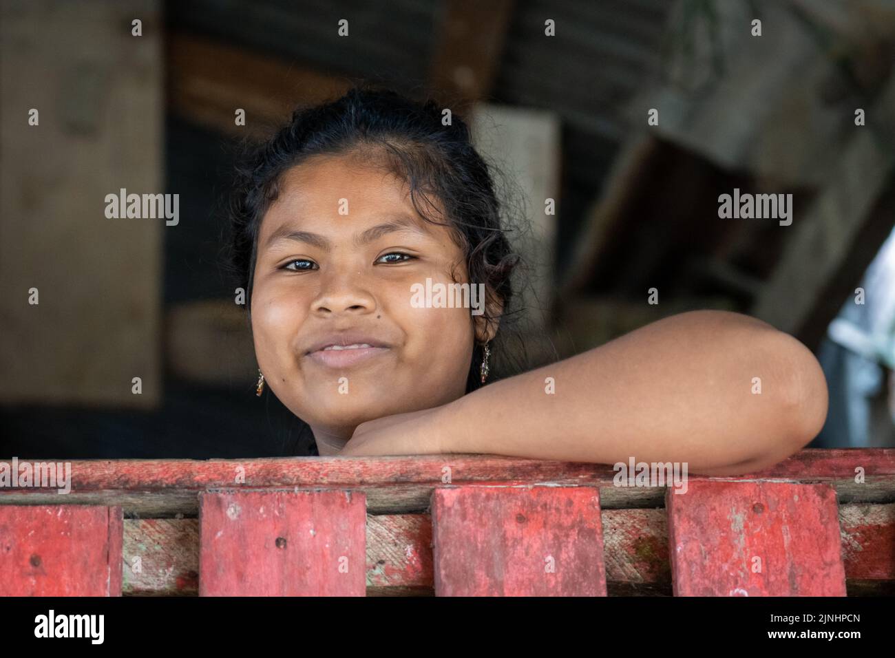 The Girls of Barrio Florido in the Peruvian Amazon Stock Photo - Alamy