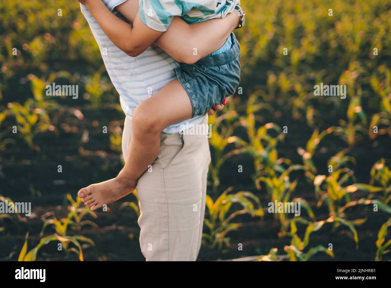 We two boys together clinging hi-res stock photography and images - Alamy