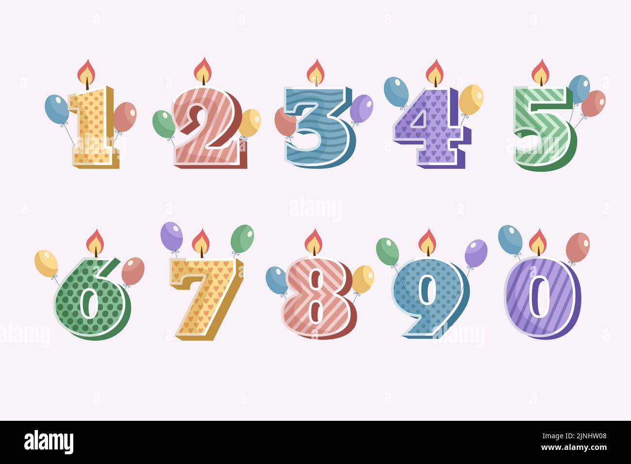 Hand drawn numbers hi-res stock photography and images - Alamy