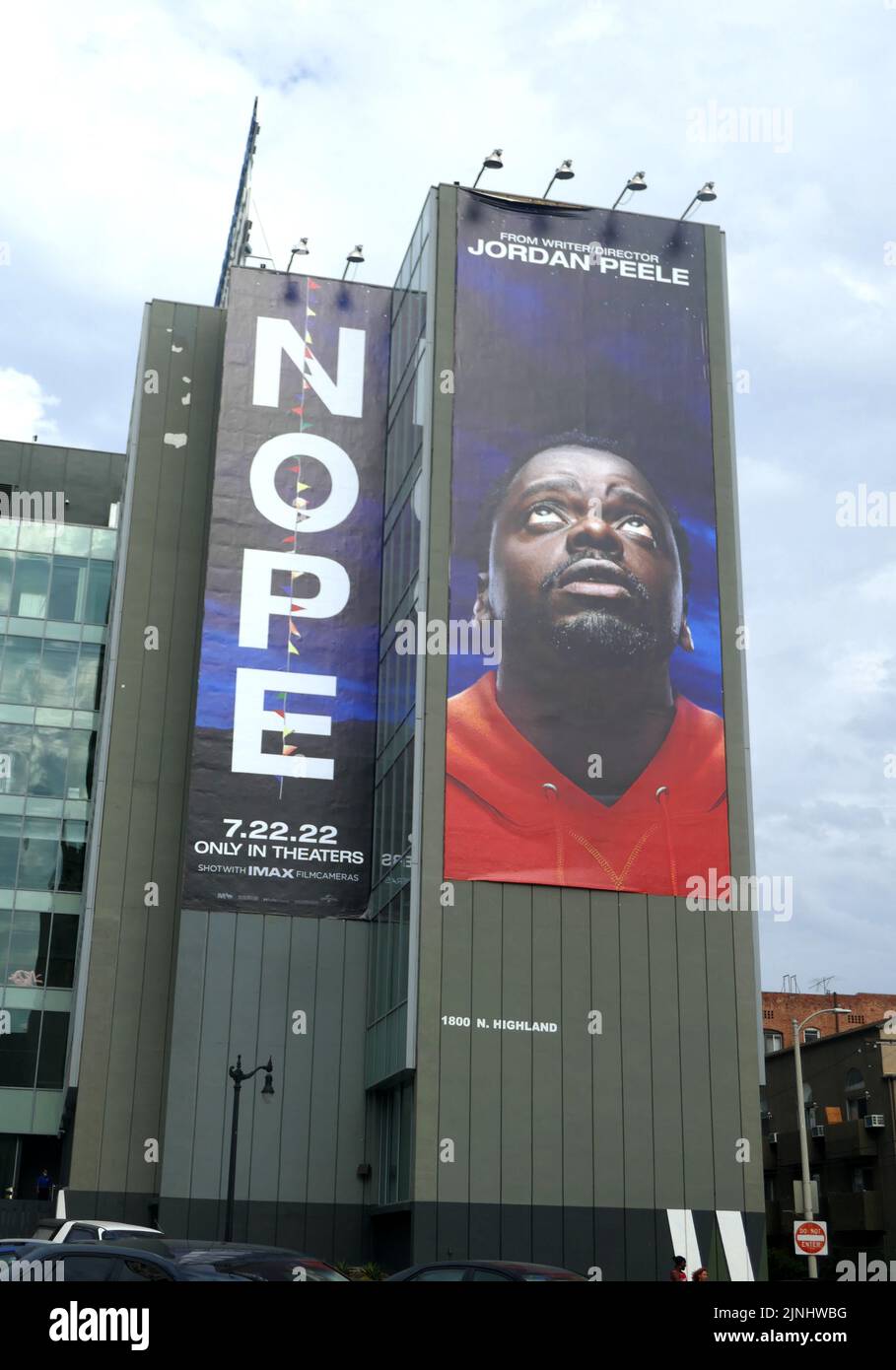 Los Angeles, California, USA 31st July 2022 Nope Billboard with Daniel ...