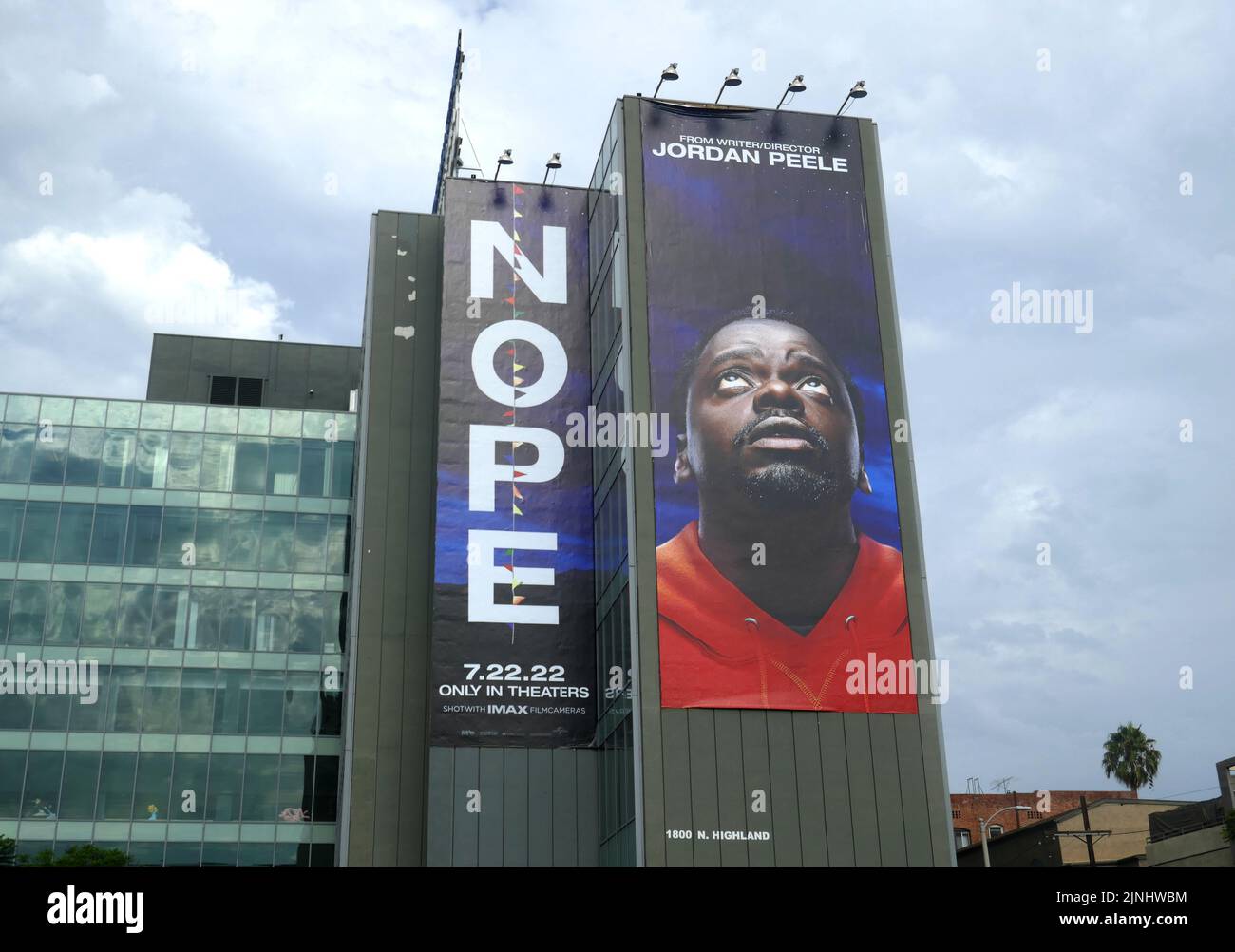 Los Angeles, California, USA 31st July 2022 Nope Billboard with Daniel ...