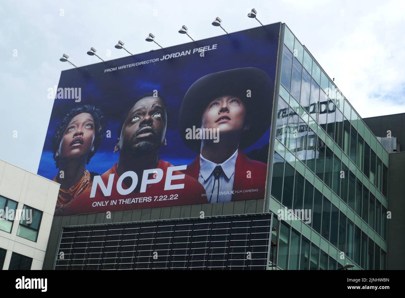 Los Angeles, California, USA 31st July 2022 Nope Billboard with Daniel ...