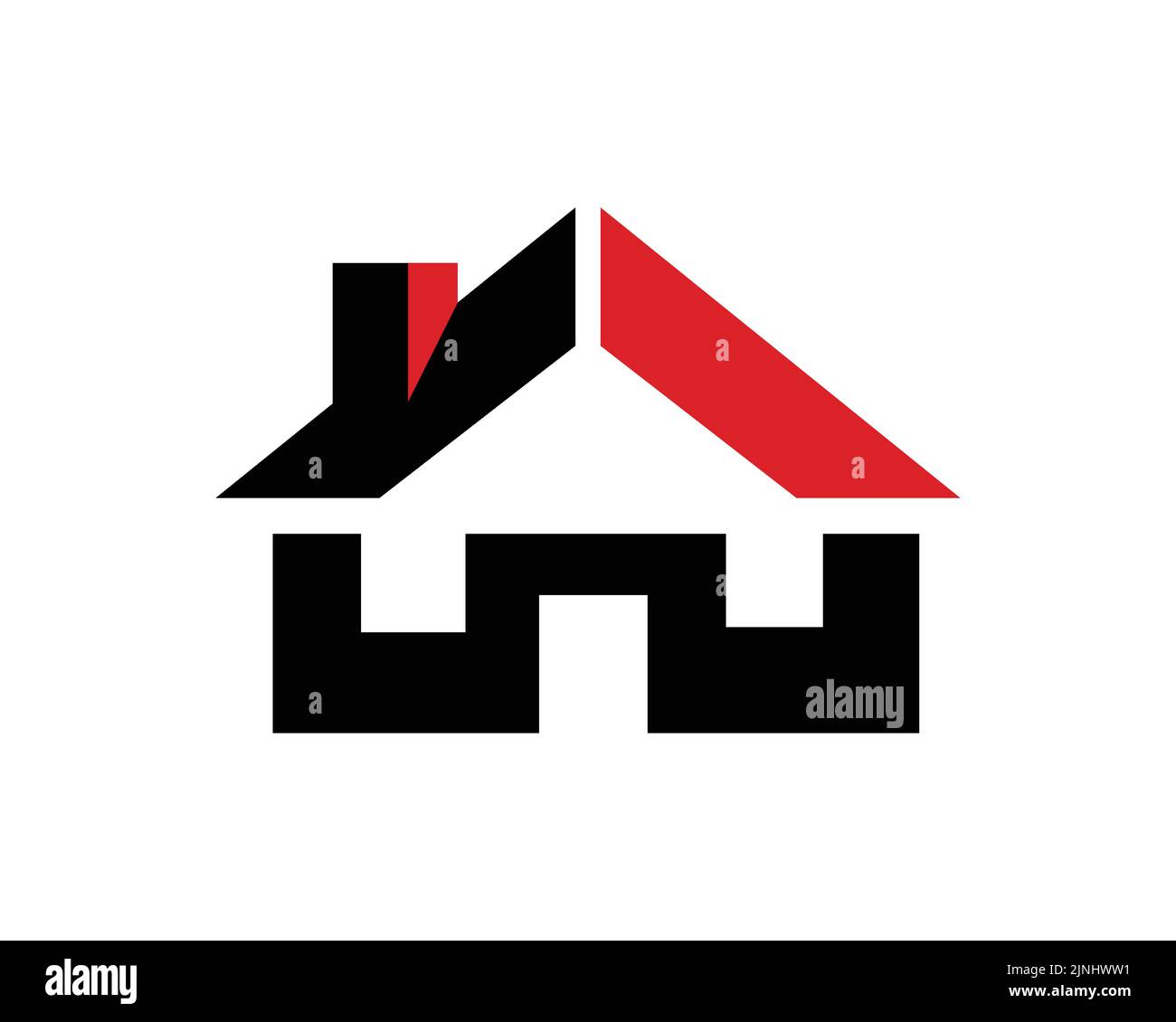 Real estate property illustration Cut Out Stock Images & Pictures - Alamy