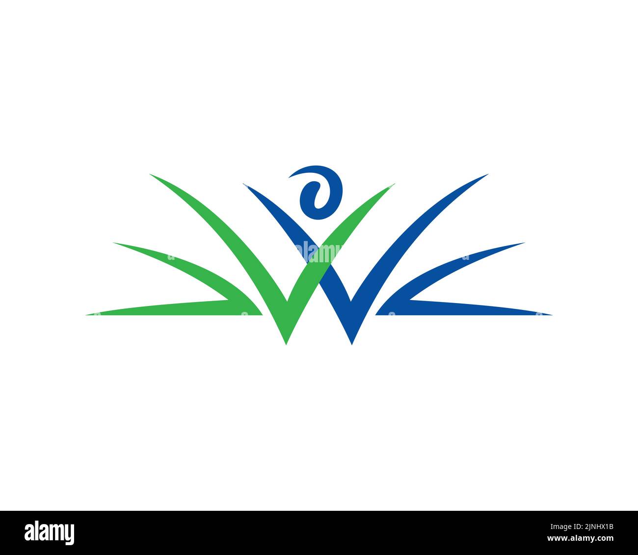 Clover combined with Love Petals Illustration visualized with Green ...