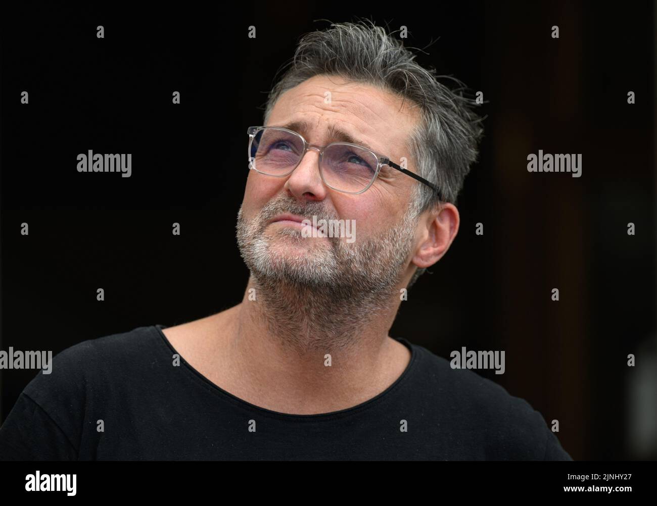 Dresden, Germany. 11th Aug, 2022. Rodney Aust, concert promoter, stands ...