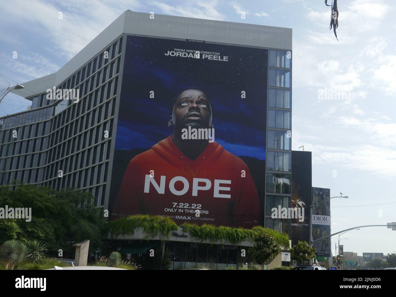 Los Angeles, California, USA 31st July 2022 Nope Billboard with Daniel ...