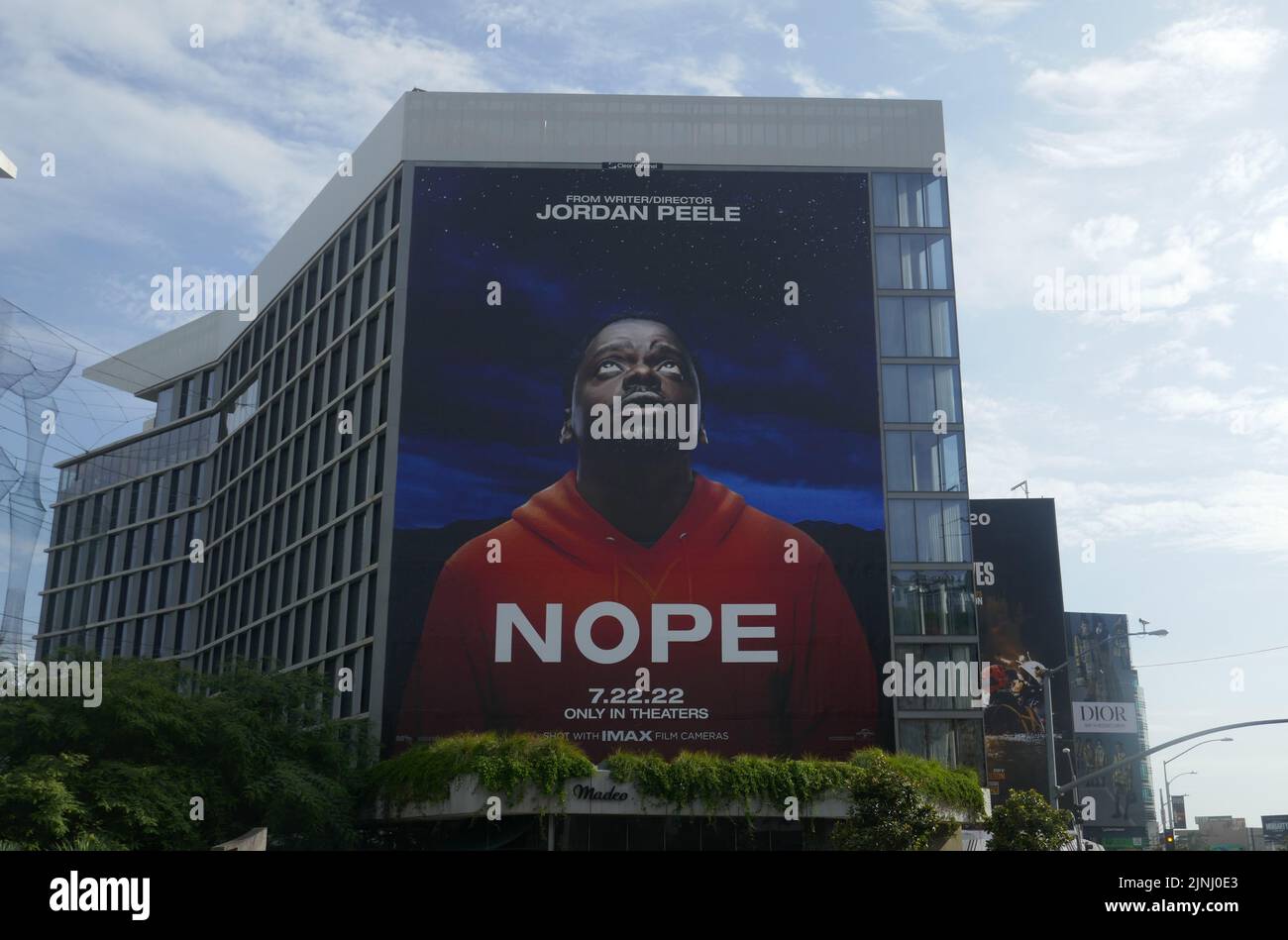 Los Angeles, California, USA 31st July 2022 Nope Billboard with Daniel ...