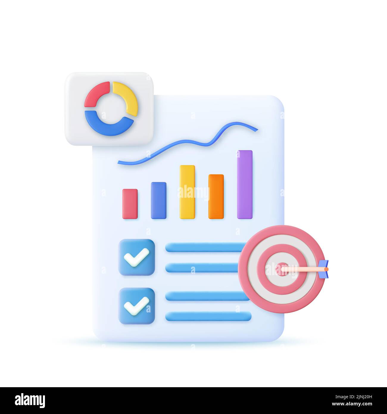 Business control charts Cut Out Stock Images & Pictures - Alamy