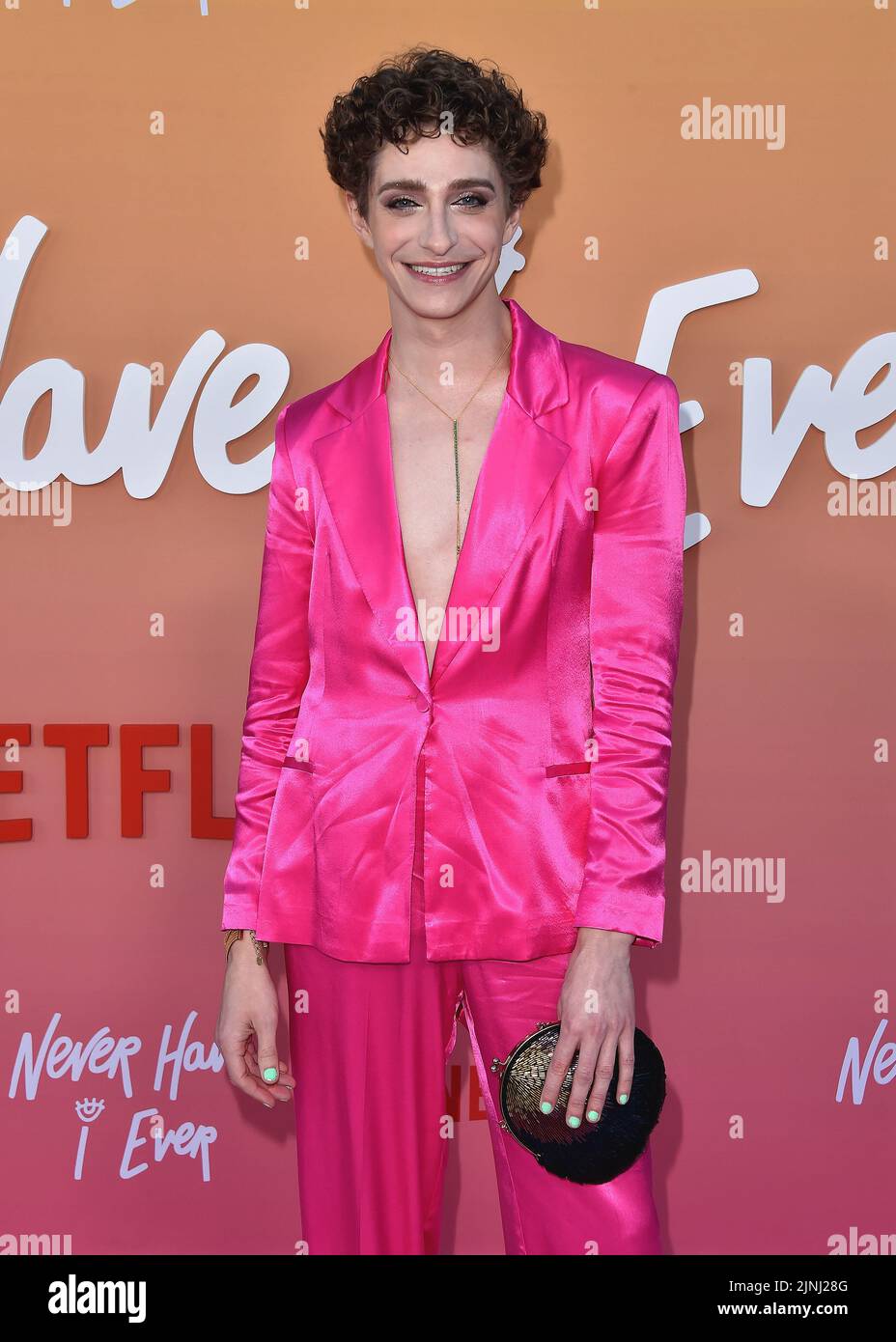Westwood, USA. 11th Aug, 2022. Dino Petrera walking on the red carpet ...