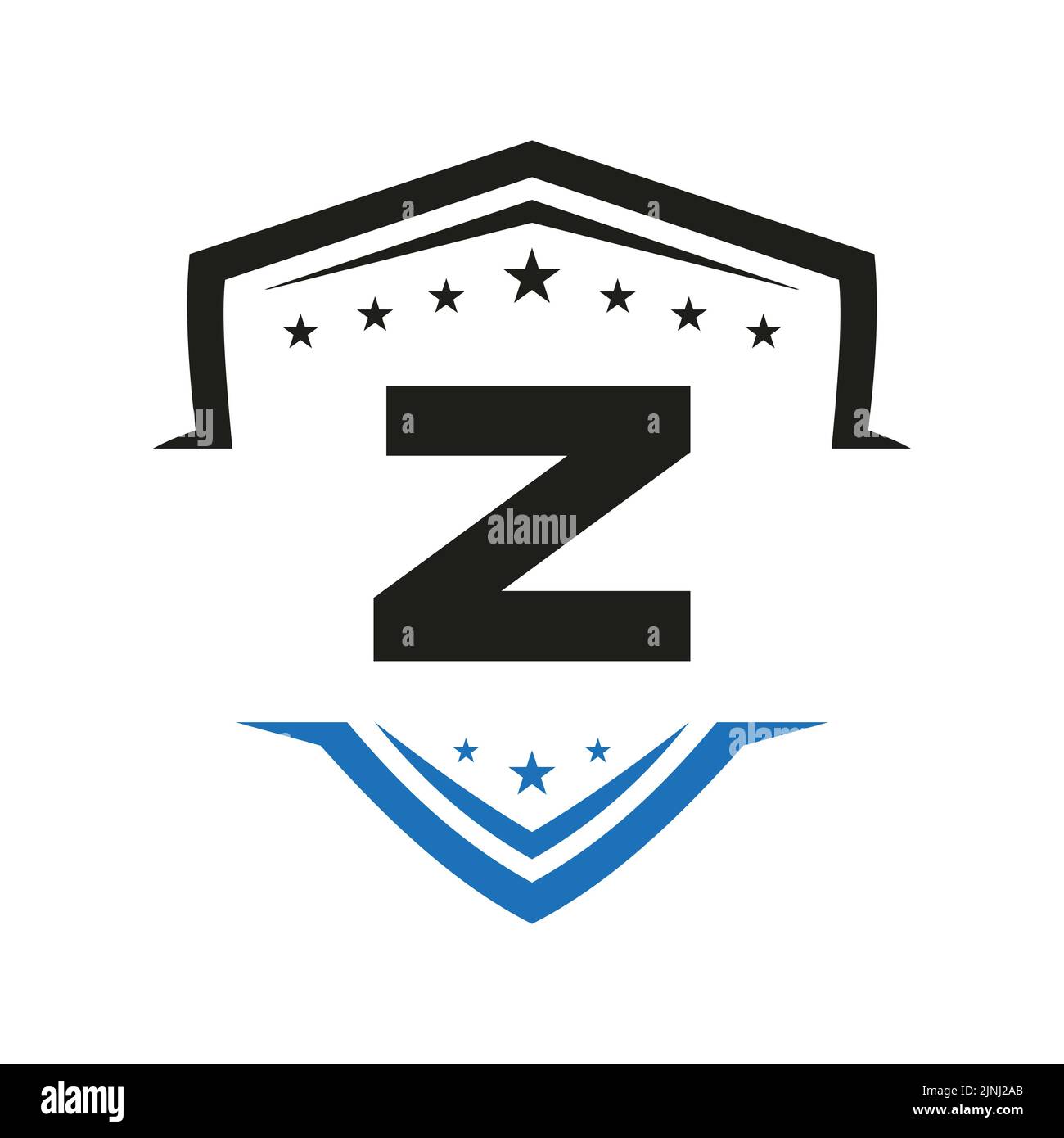 Letter Z Automotive Shield Logo Vector Template. Transportation Logo ...