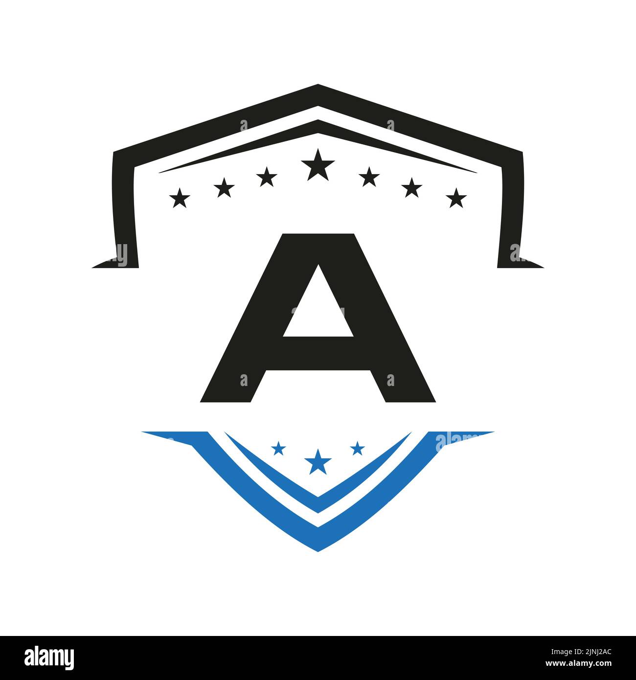 Letter A Automotive Shield Logo Vector Template. Transportation Logo ...