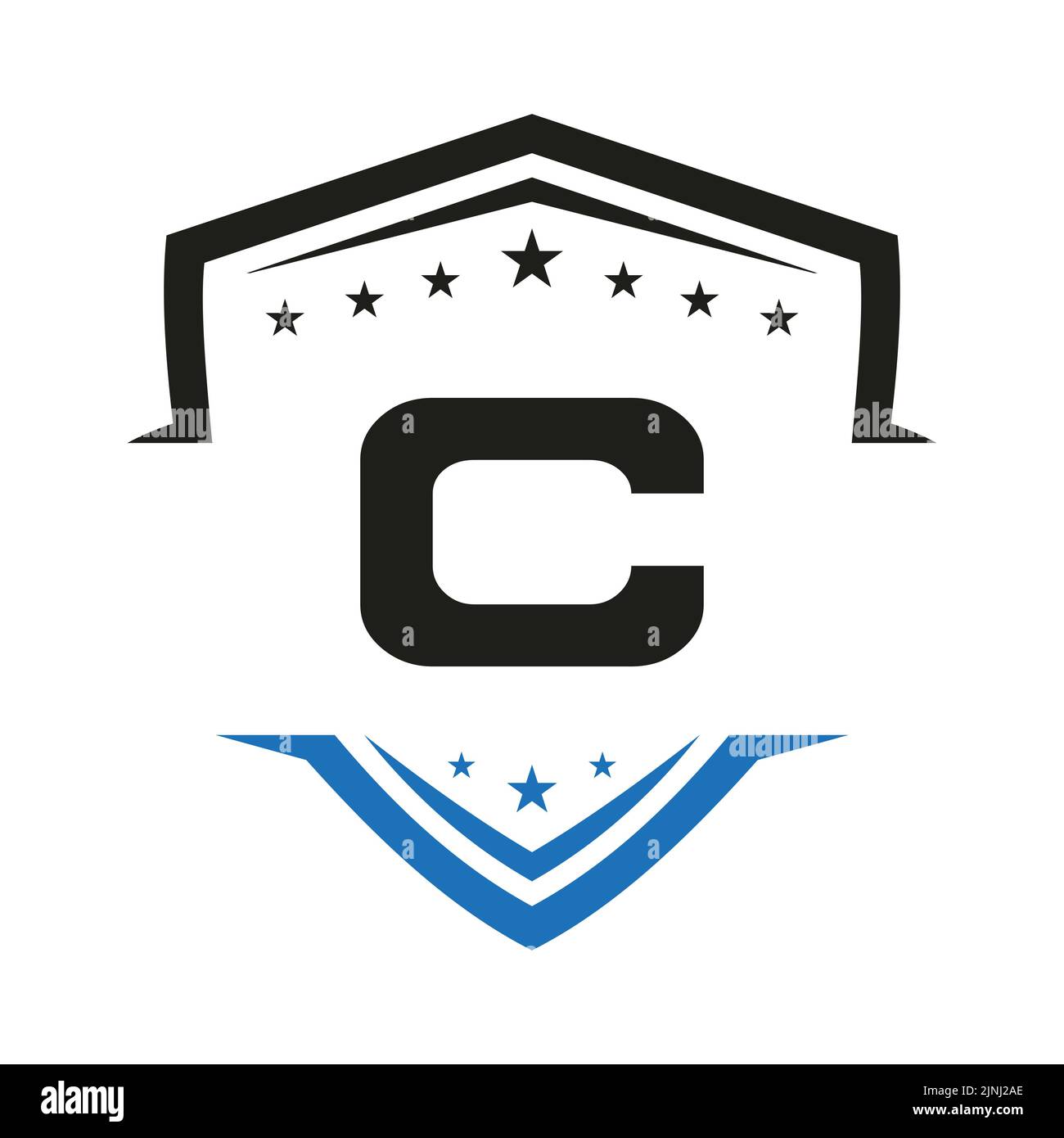 Letter C Automotive Shield Logo Vector Template. Transportation Logo ...