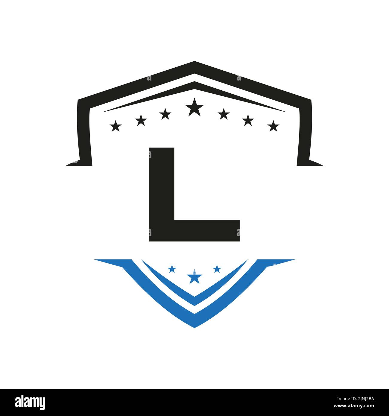 Shield letter l hi-res stock photography and images - Alamy
