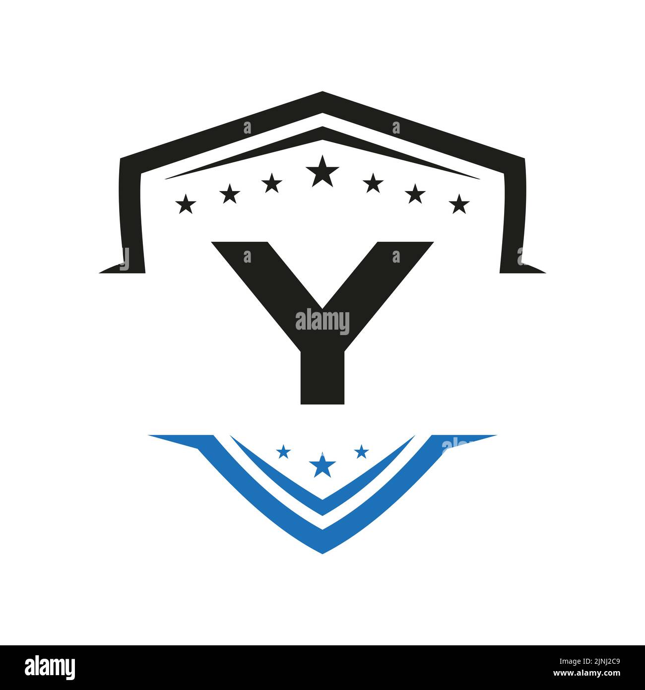 Letter Y Automotive Shield Logo Vector Template. Transportation Logo ...