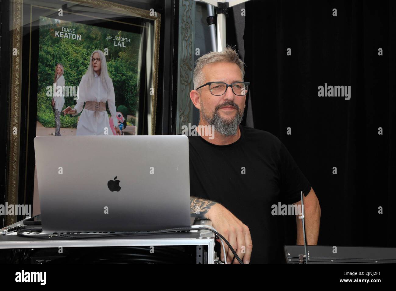 August 11, 2022, Los Angeles, California, USA: DJ at a ceremony ...