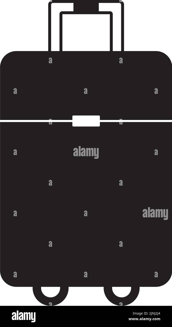 suitcase icon logo vector design Stock Vector Image & Art - Alamy