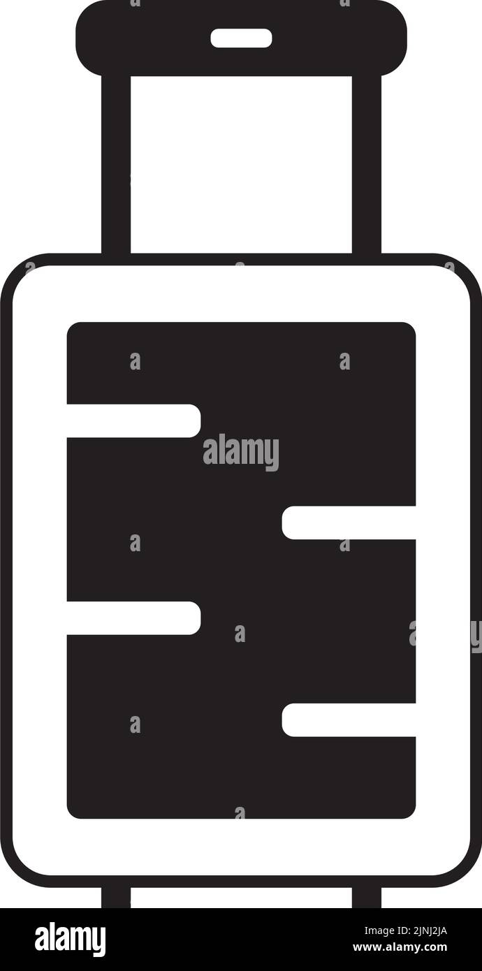 suitcase icon logo vector design Stock Vector Image & Art - Alamy