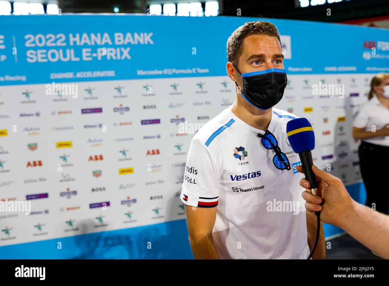 Vandoorne Stoffel (bel), Mercedes-EQ Silver Arrow 02, portrait during ...