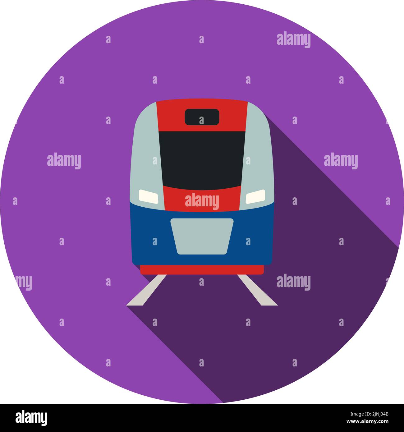 Train circle view not aerial Stock Vector Images - Alamy