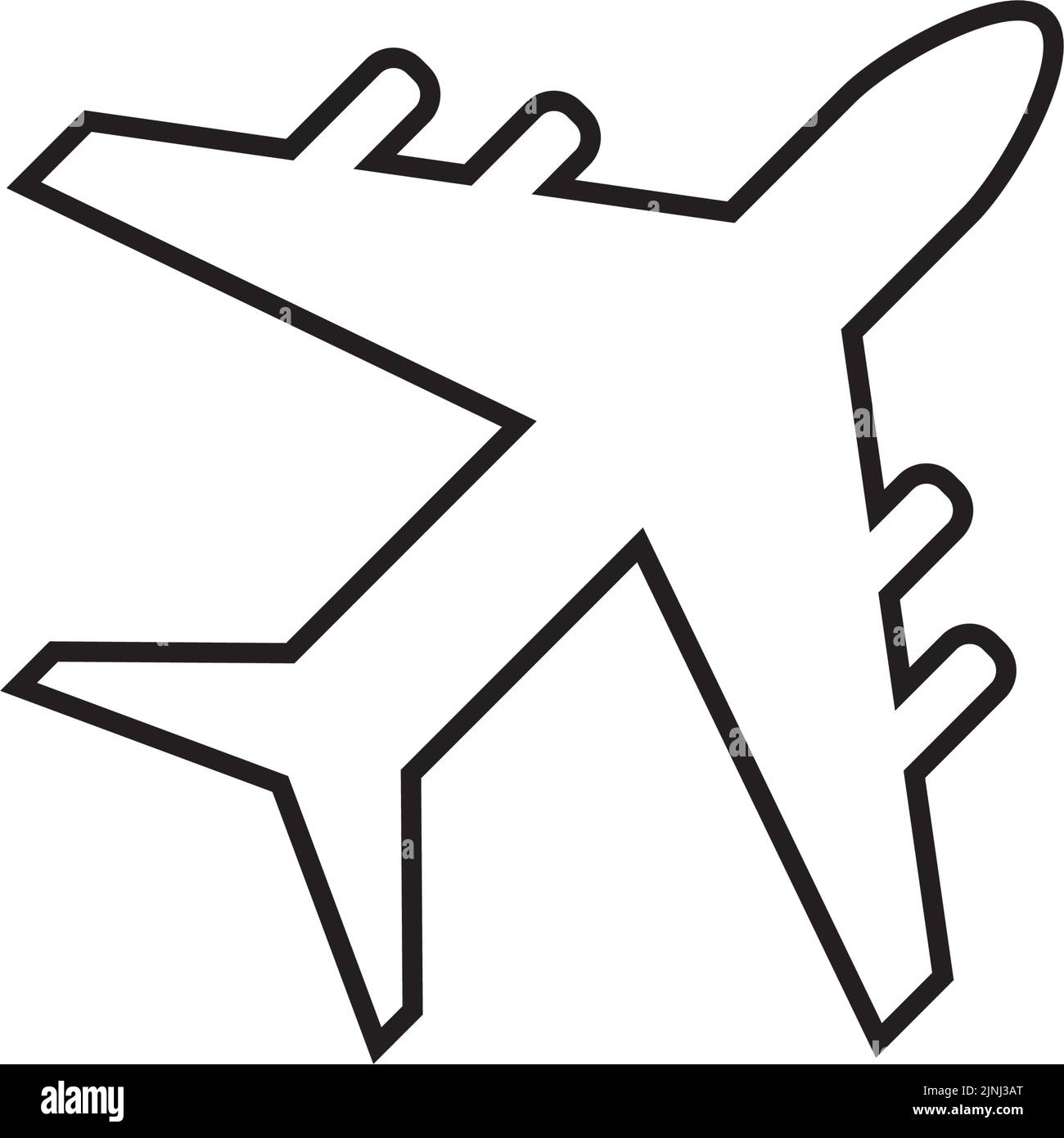 aircraft icon logo vector design Stock Vector Image & Art - Alamy