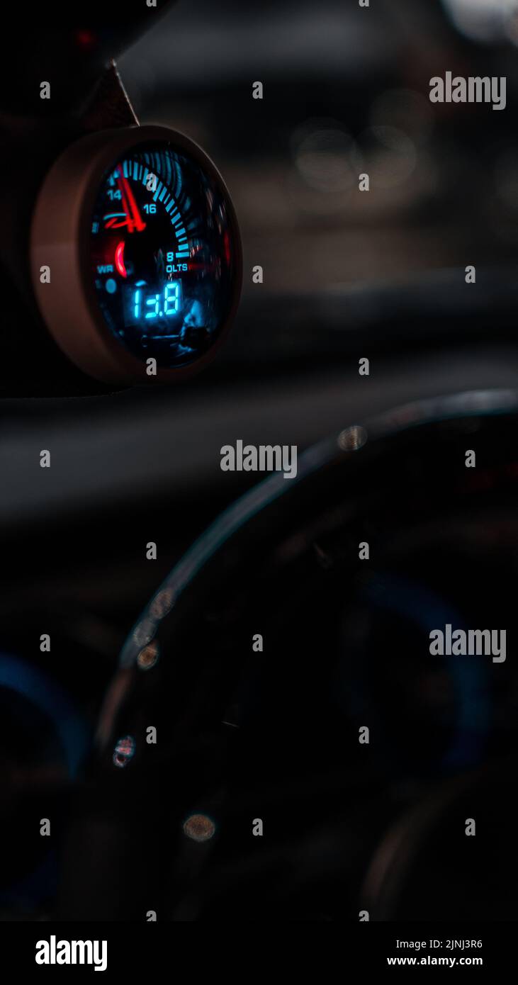 A vertical closeup of a boost sensor of the car Stock Photo - Alamy