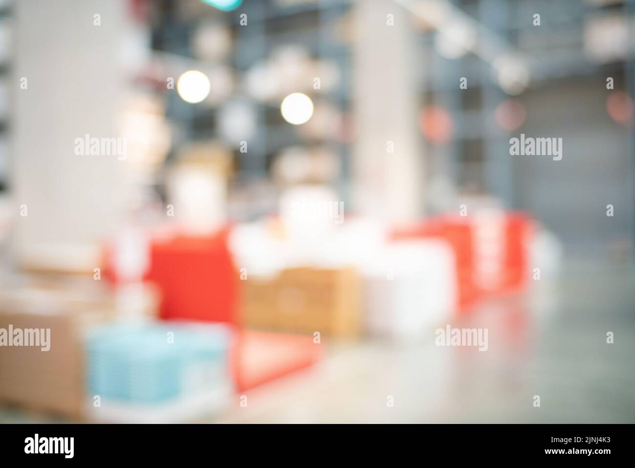 Abstract blurred background people shopping in supermarket store ...