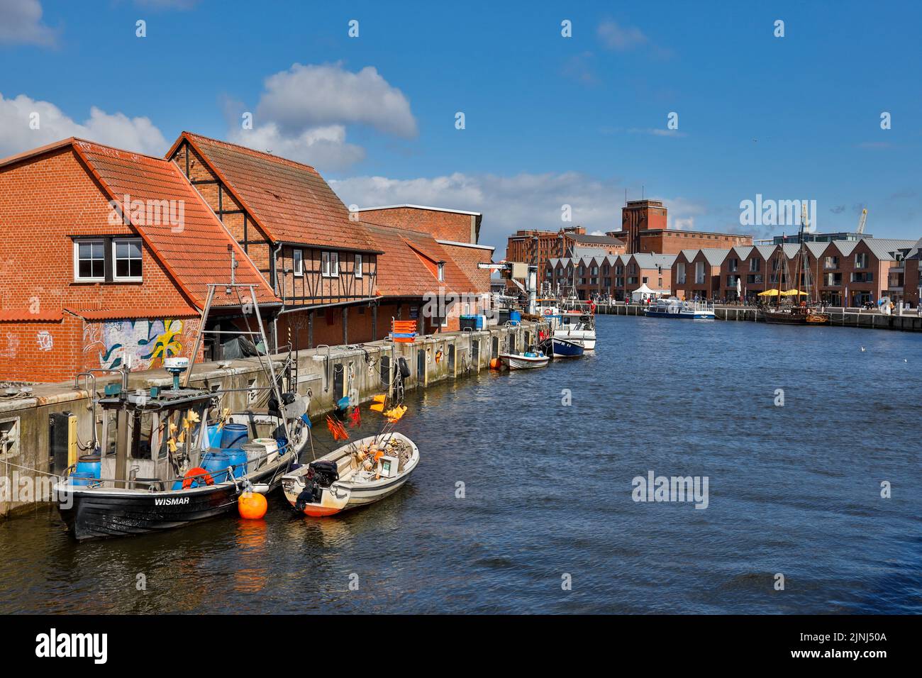 Alter Hafen Wismar Ostsee Stock Photo - Alamy