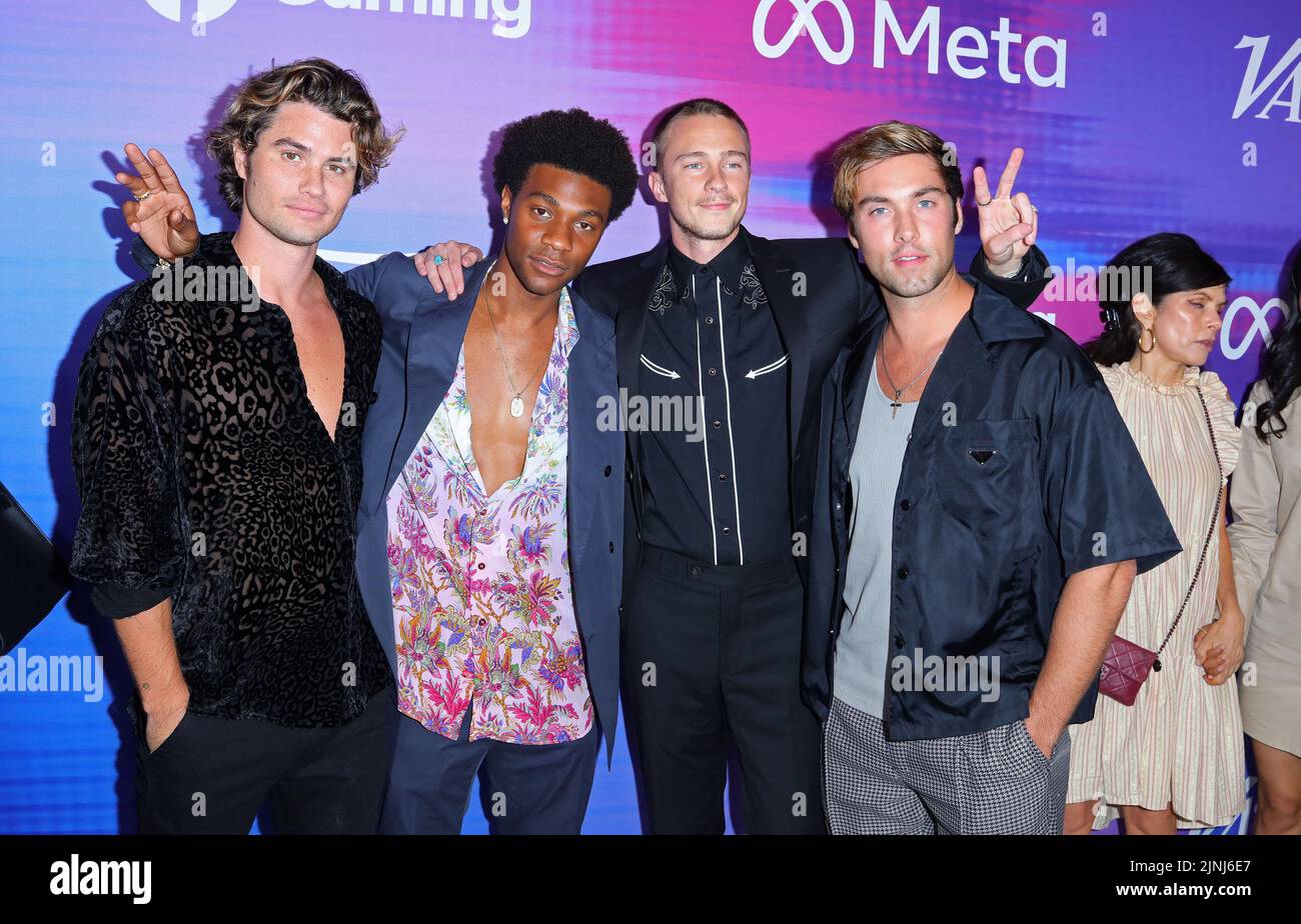 Hollywood, USA. 11th Aug, 2022. Chase Stokes, Jonathan Daviss, Drew ...