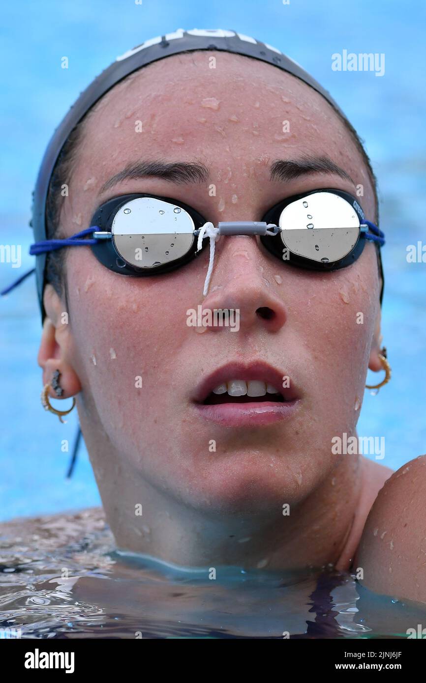 Rome, . 11th Aug, 2022. Francesca Fresia during European Swimming ...