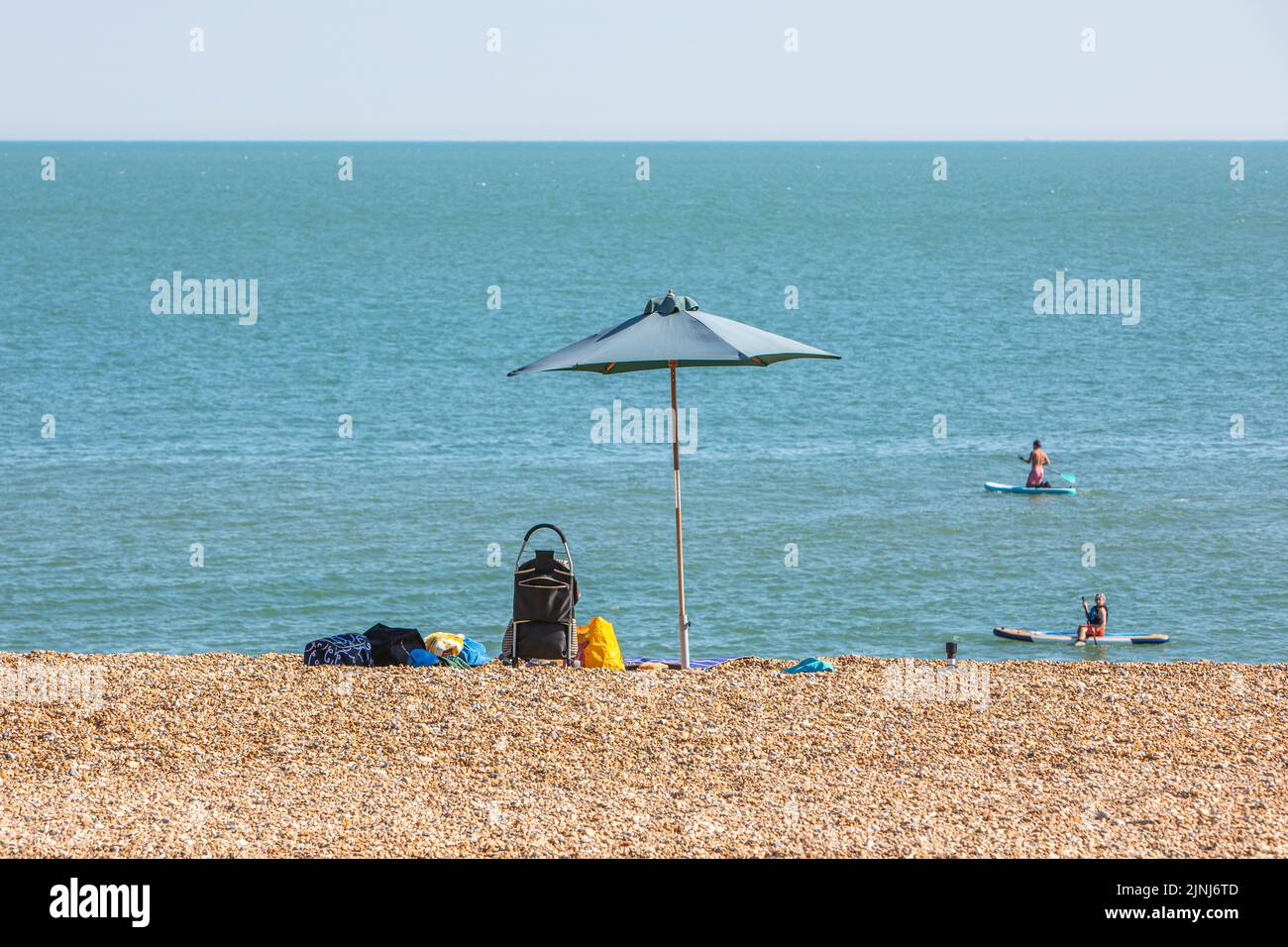Beach brolly hi-res stock photography and images - Alamy