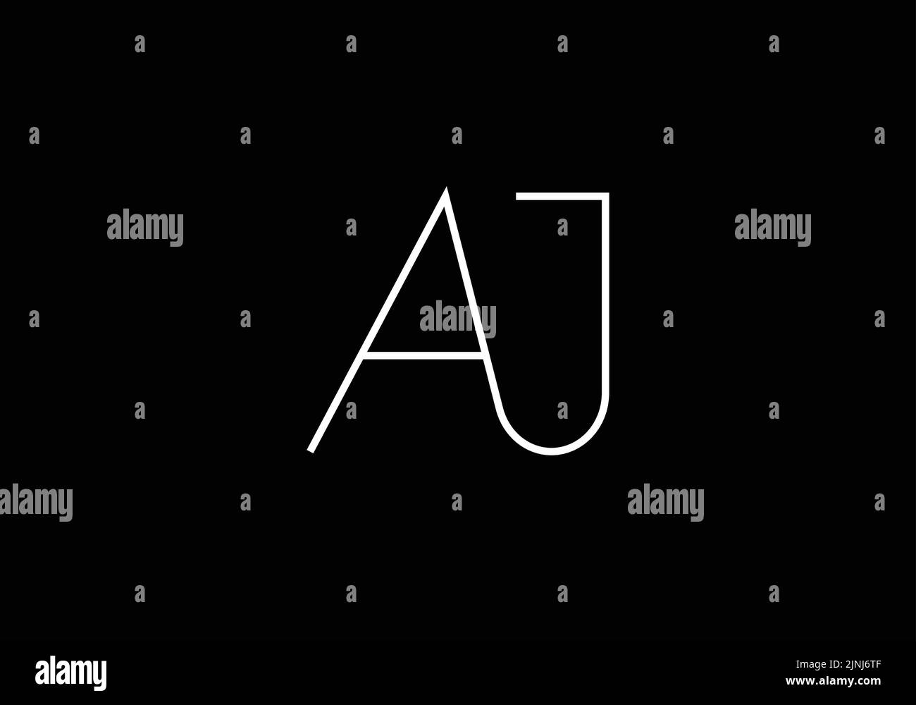 Aj logo vector vectors hi-res stock photography and images - Alamy