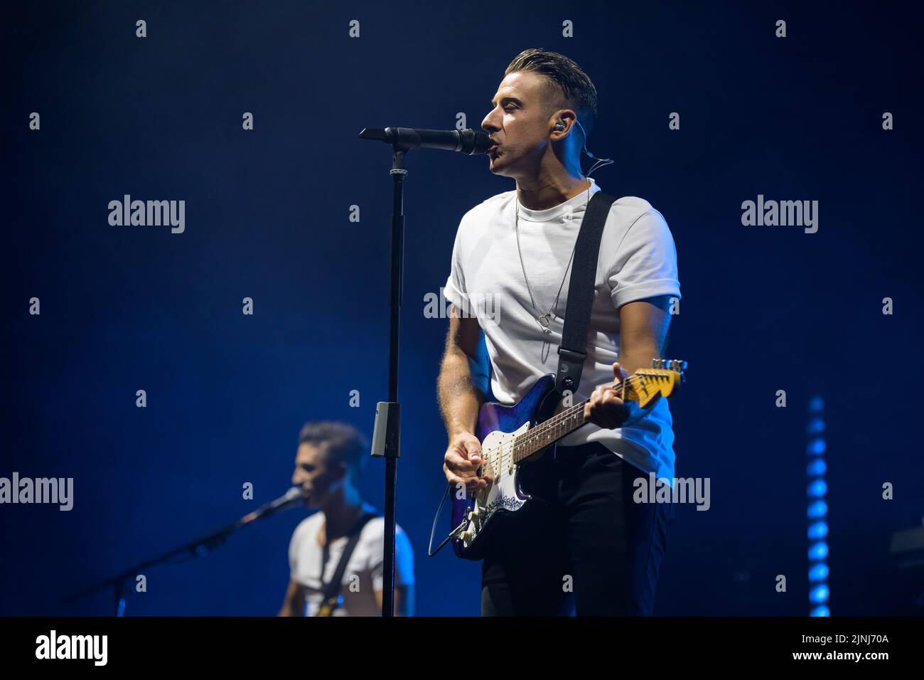 Forte Dei Marmi, Italy. 11th Aug, 2022. Francesco Gabbani performs on ...
