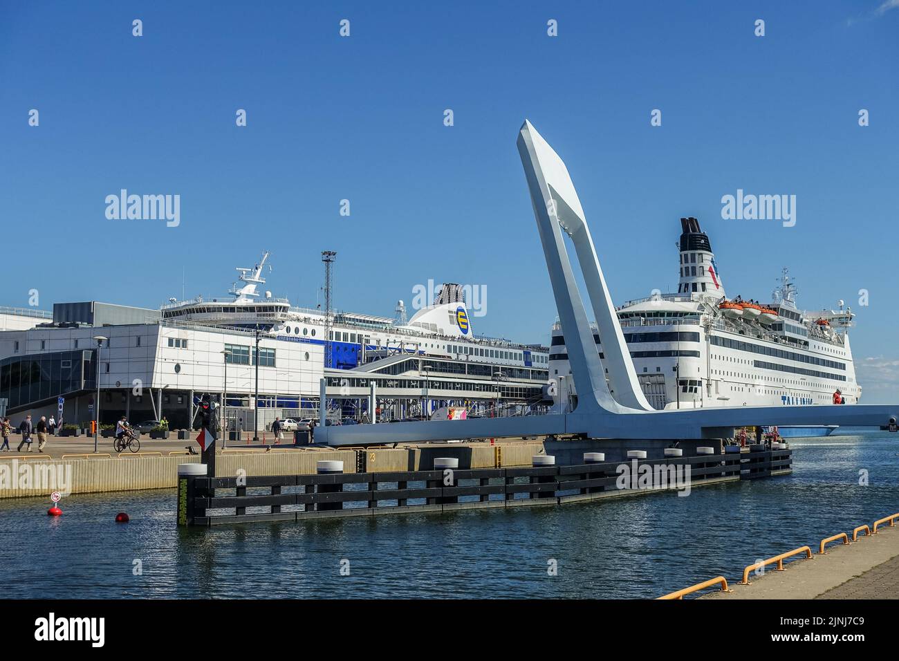 Tallinn, Estonia. 31st July, 2022. General view of the Tallina Sadam ...