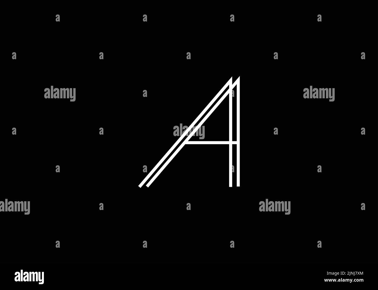 alphabet letters monogram icon logo AA or A Stock Vector Image & Art ...