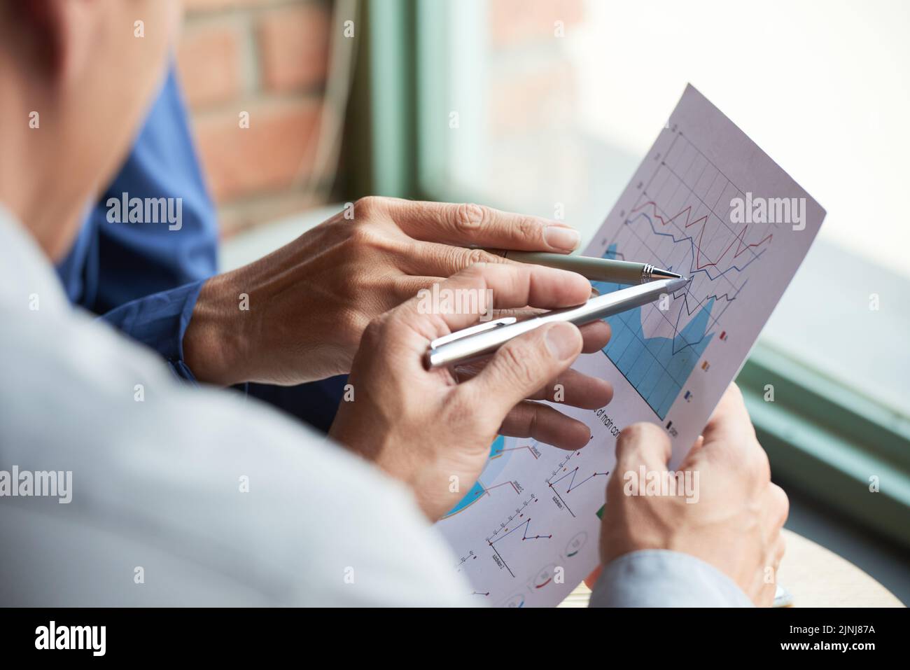 Close up shot unrecognizable colleagues hi-res stock photography and ...