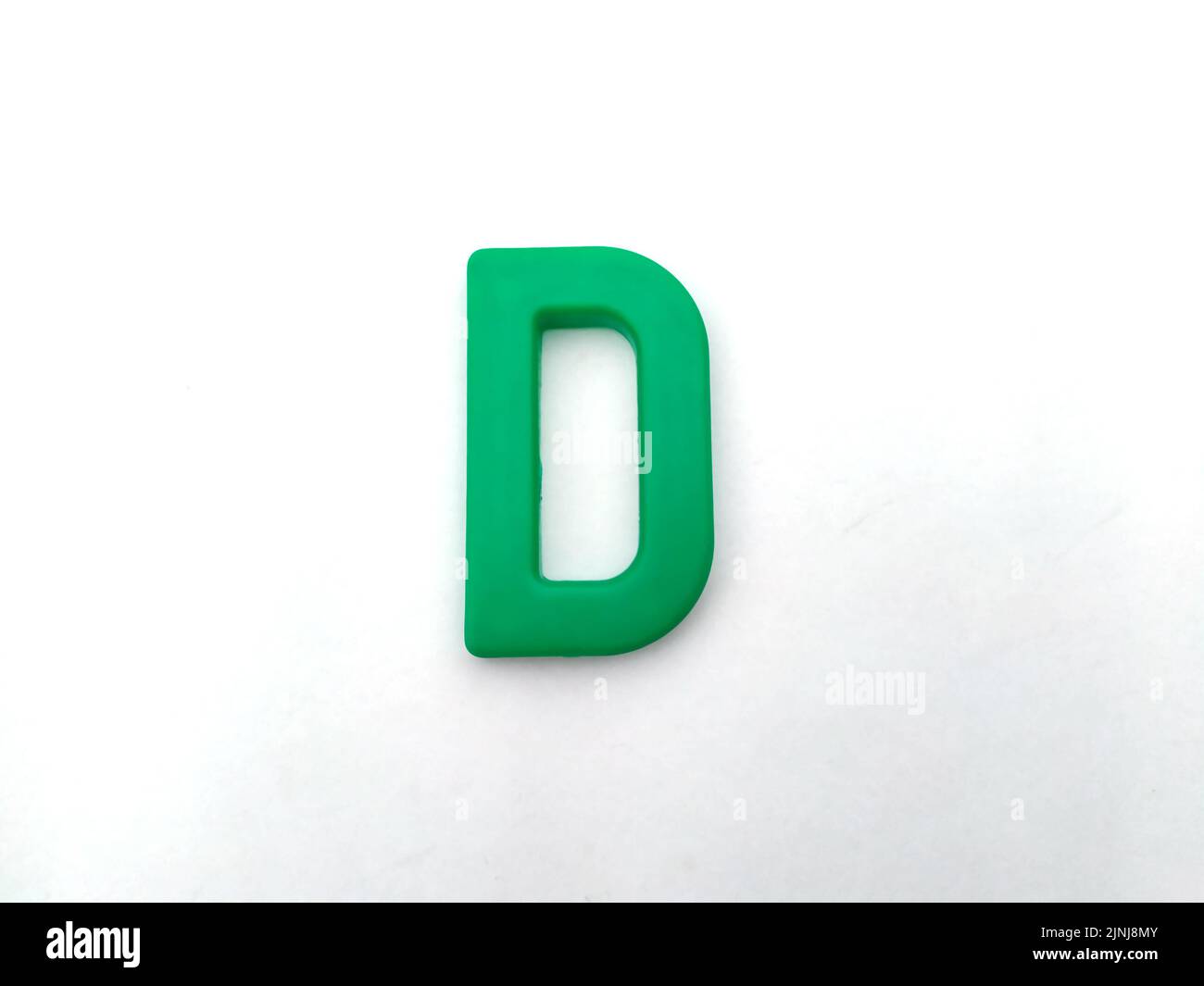 plastic letter isolated on white background Stock Photo - Alamy