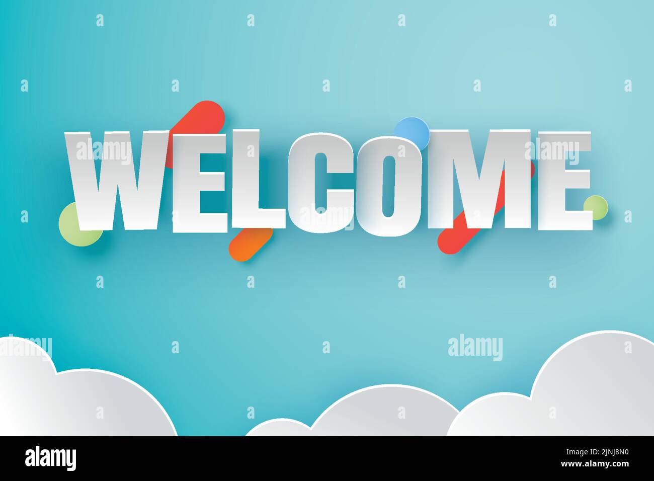 Welcome Visitors Background
