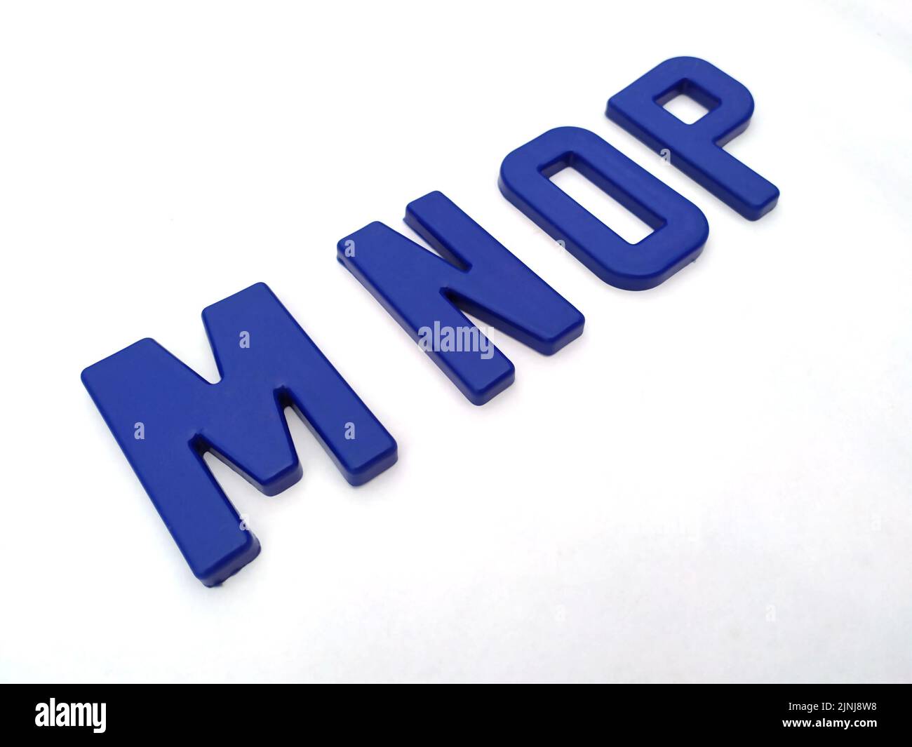 plastic letter isolated on white background Stock Photo - Alamy