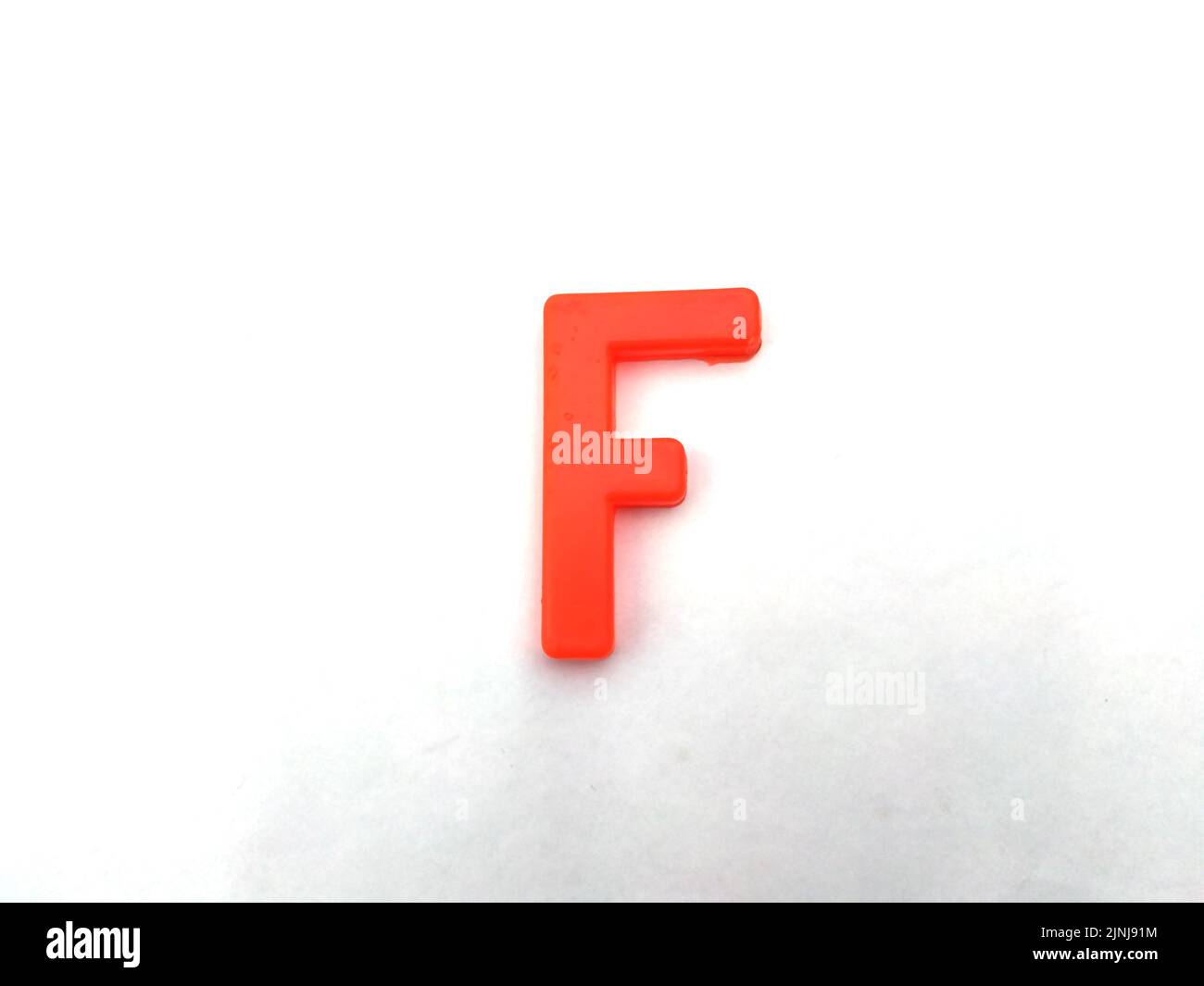 plastic letter isolated on white background Stock Photo - Alamy