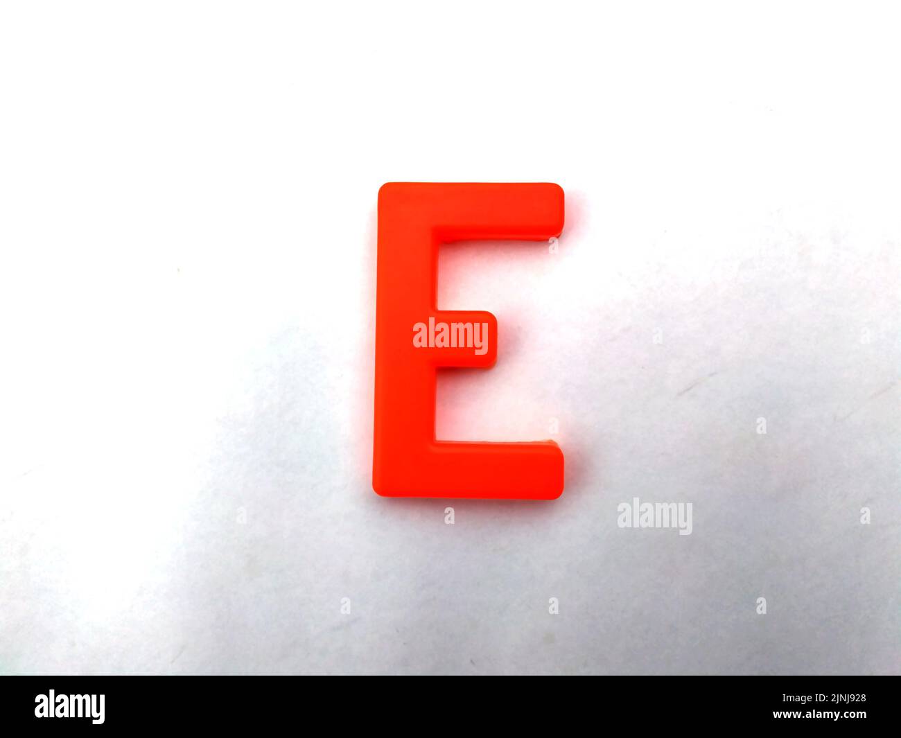 plastic letter isolated on white background Stock Photo - Alamy