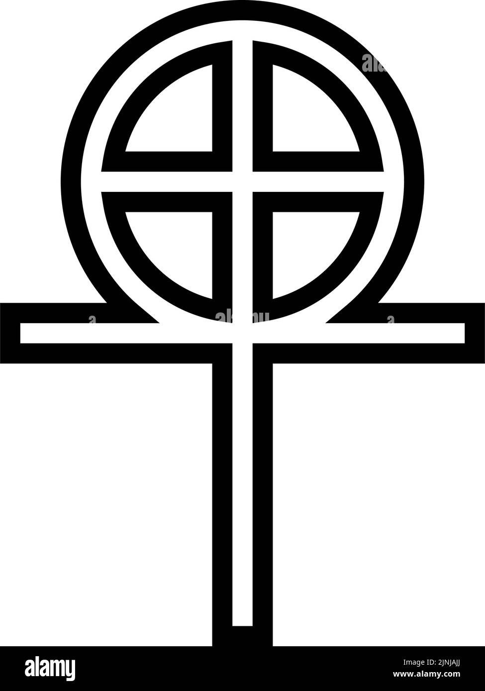 gnosticism religion line icon vector illustration Stock Vector Image ...