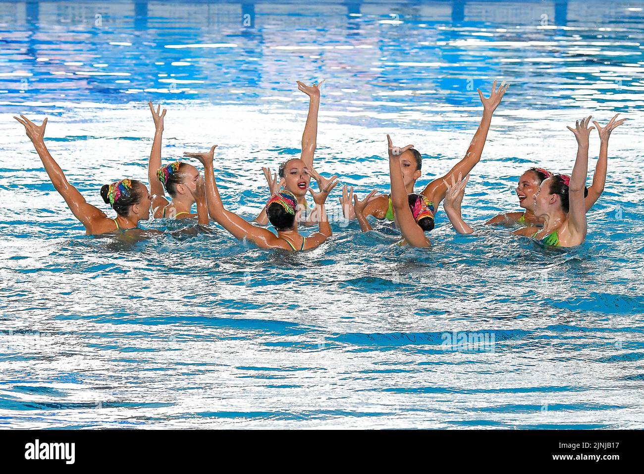 Roma, Italy. 11th Aug, 2022. Israel Artistic Swimming during European ...