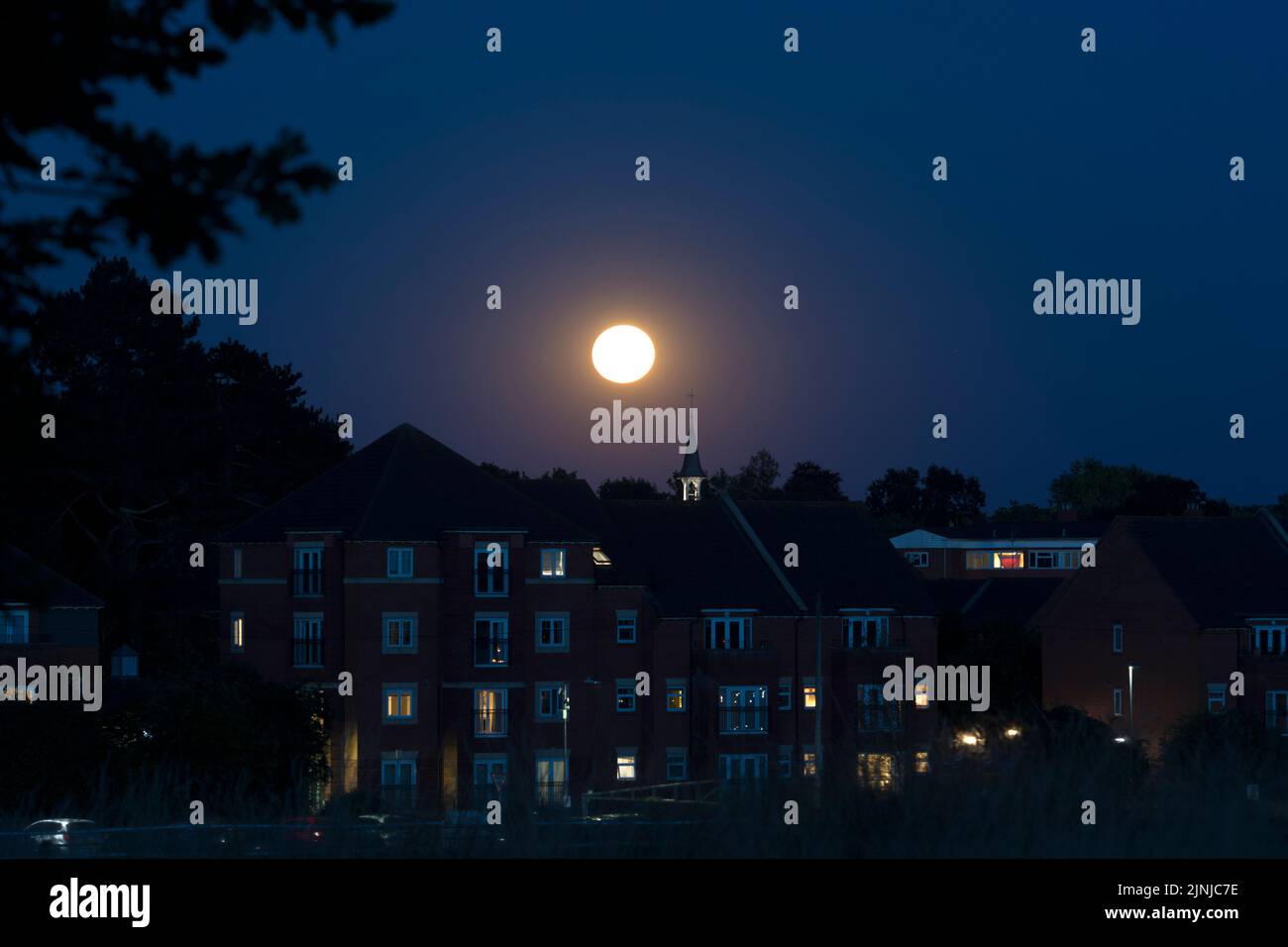 Moonrise night nighttime hi-res stock photography and images - Alamy