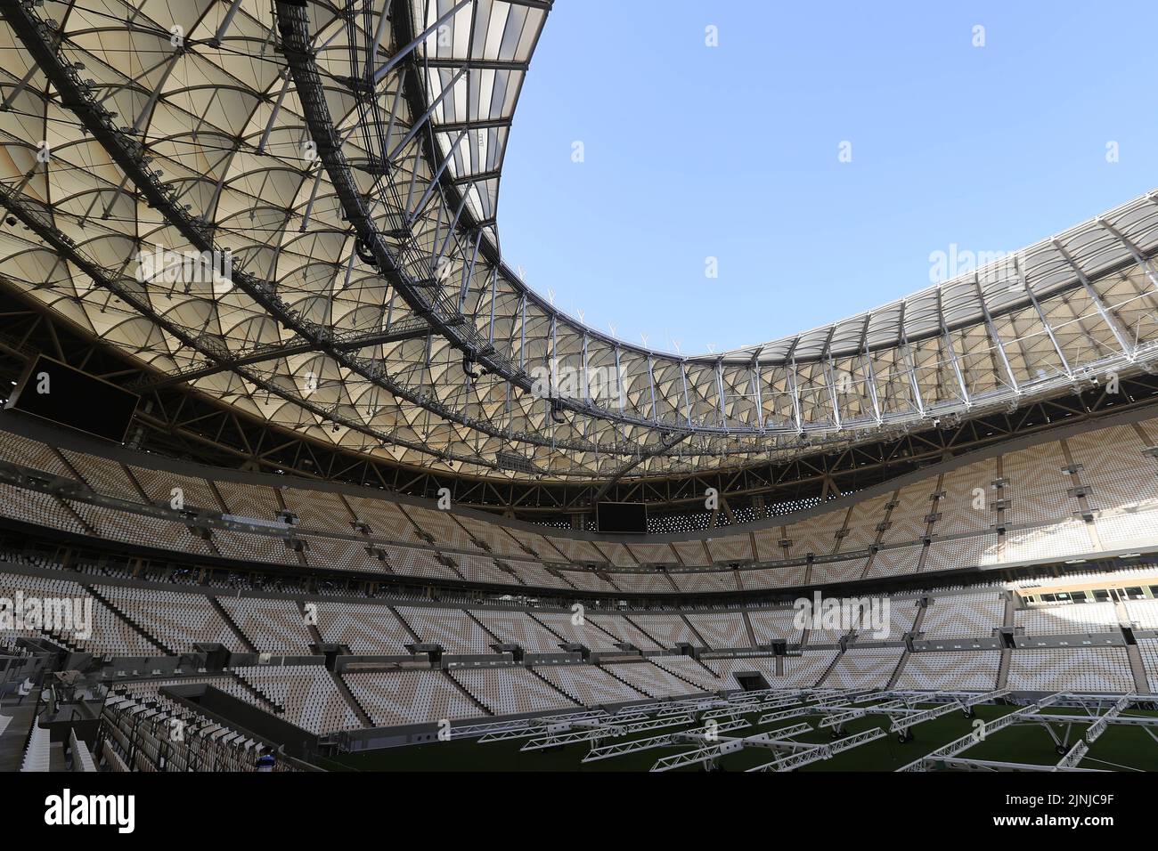 Qatar world cup stadium interior hi-res stock photography and images ...