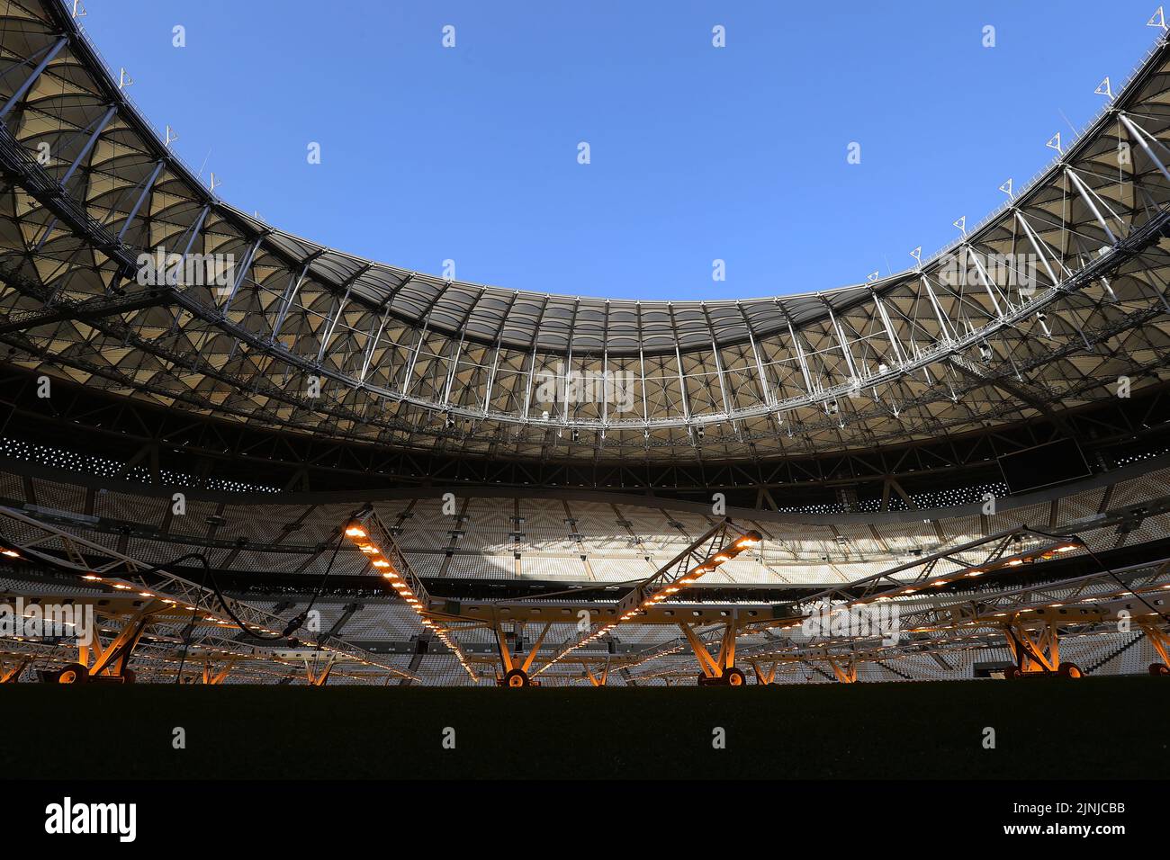 Qatar world cup stadium interior hi-res stock photography and images ...