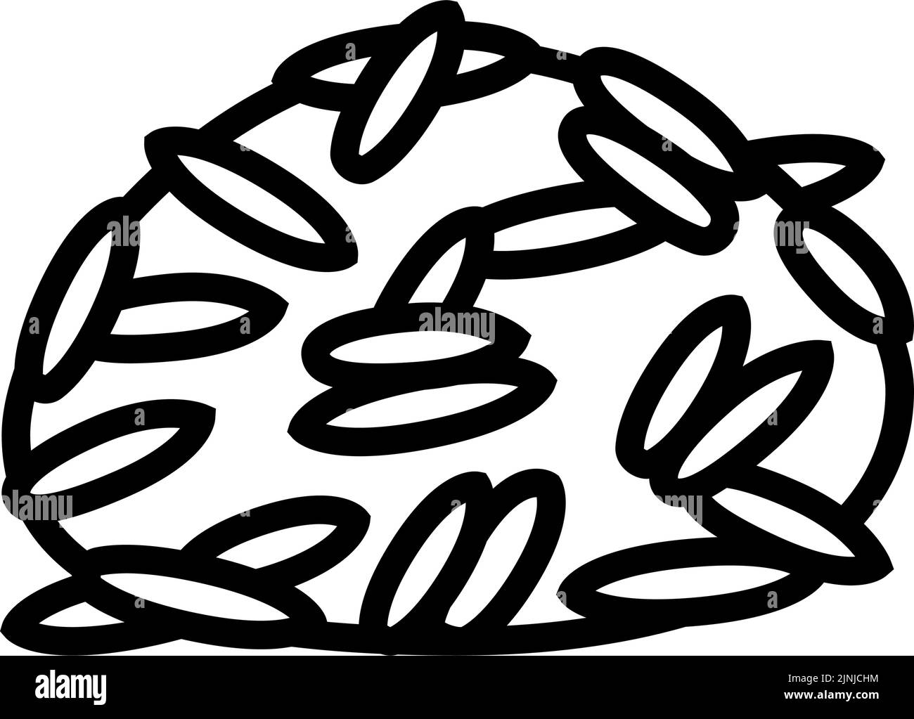 wild rice line icon vector illustration Stock Vector Image & Art - Alamy